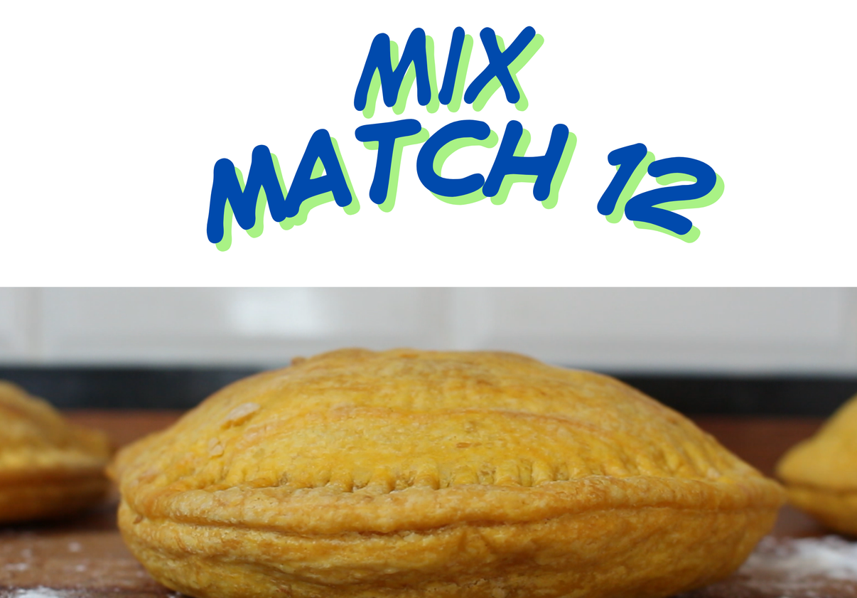 Mix & Match (12 Patties) – Flakey Crust Bakery